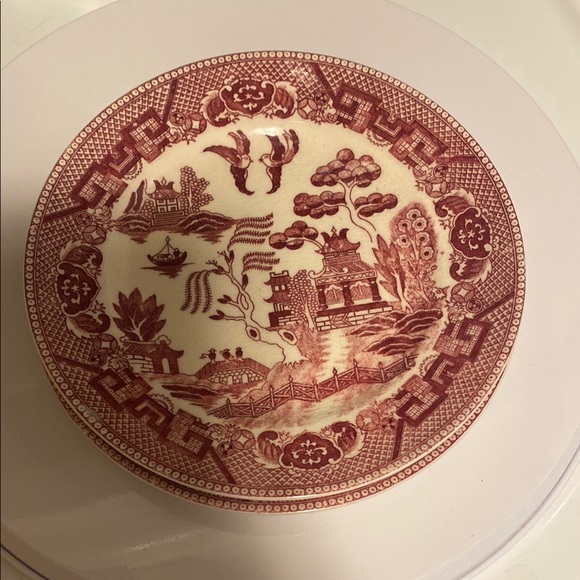 Vintage | Art | Vintage Red Willow Plates Japanese Murato China Asian ...